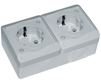 Prize, Intrerupatoare & Doze > Aparente neetans > Priza dubla PT fara ...