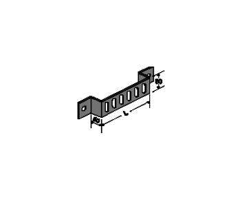 Trasee Cabluri > Pat Metalic > Pat tabla - inaltime de 60mm > Suport de ...