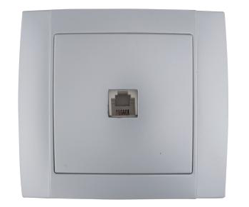 Prize, Intrerupatoare & Doze > Doza rotunda > Priza de telefon RJ11 ...