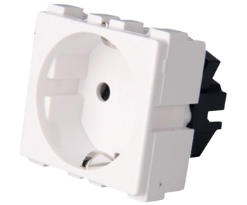 Prize, Intrerupatoare & Doze > Doza modulara > Priza schuko alba 2 ...