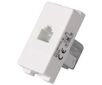 Prize, Intrerupatoare & Doze > Doza modulara > Priza telefon RJ11 alba ...