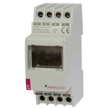 Releu crepuscular Releu astronomic de timp Bat. 1/2 AA, Timere, relee, etc