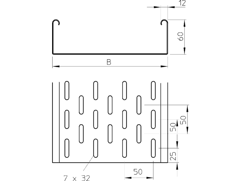 Trasee Cabluri > Pat Metalic > Accesorii pat cablu metalic > Canal de ...