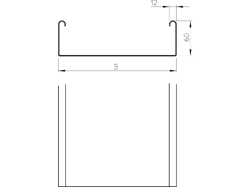 Trasee Cabluri > Pat Metalic > Accesorii pat cablu metalic > Canal de ...
