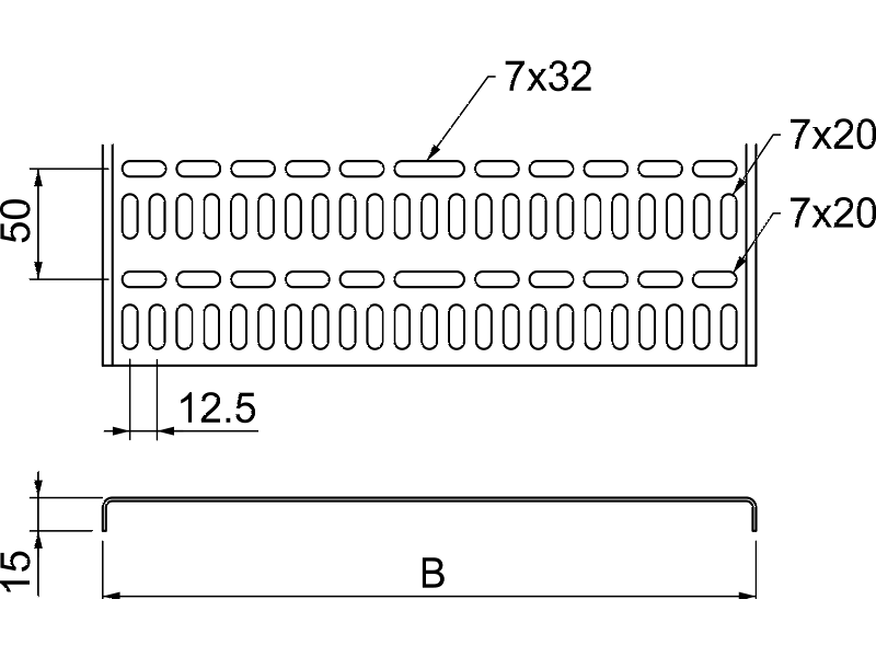 Trasee Cabluri > Pat Metalic > Pentru industria navala > Canal de cablu ...