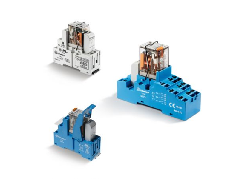 Releu de interfața modular - 2 contacte, 10 A, C (contact comutator ...