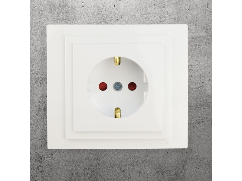 Prize, Intrerupatoare & Doze > Doza rotunda > Priza cu CP si protectie ...