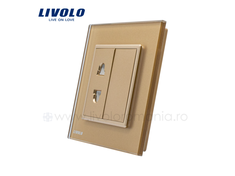 Prize, Intrerupatoare & Doze > Doza rotunda > Priza simpla 10 A Negru ...