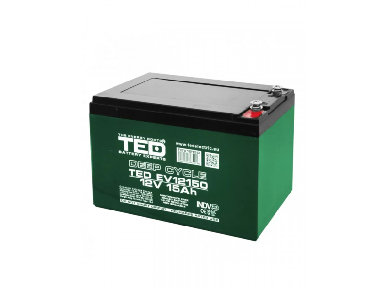 Accesorii instalatii electrice > Baterii > Acumulator 12V 15Ah cu GEL ...