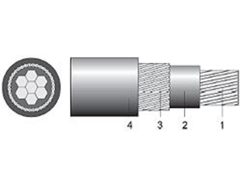 Cabluri > Aluminiu > Aerian > Cablu din aluminiu bransament aerian ...