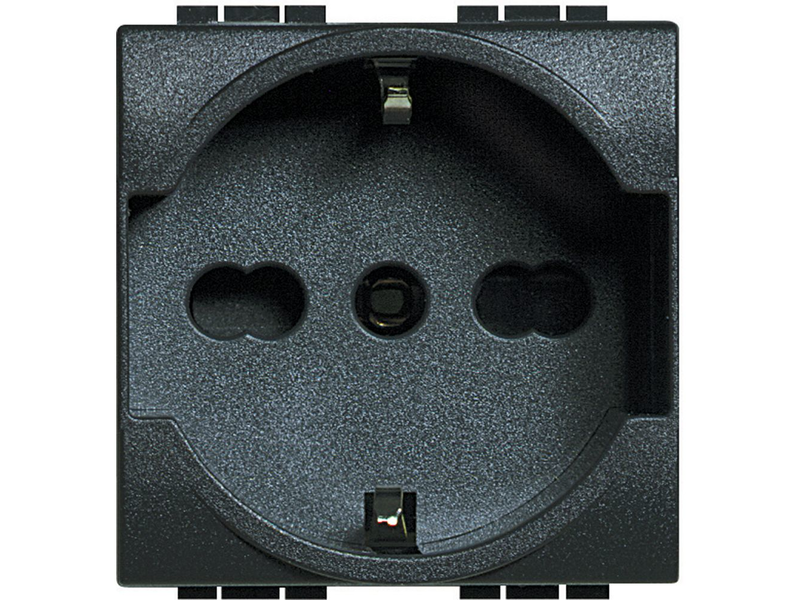 Prize, Intrerupatoare & Doze > Doza modulara > PRIZA SCHUKO 2M 2P+E 16A ...
