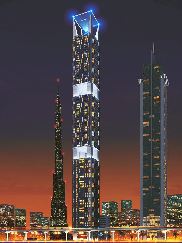 SRG Tower in Dubai — location on the map, prices and phases | Korter