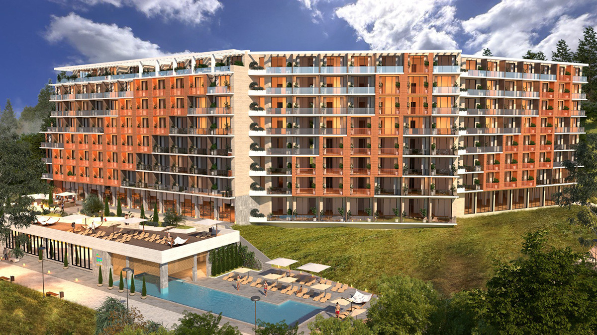 Mziuri Wellness in Makhinjauri — apartment prices, floor plans, photos ...