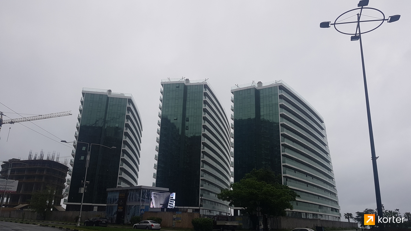 Batumi View, Batumi — prices of the apartments, photos, map, layouts