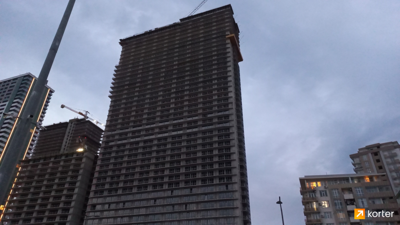 Calligraphy Towers, Batumi — prices of the apartments, photos, map, layouts