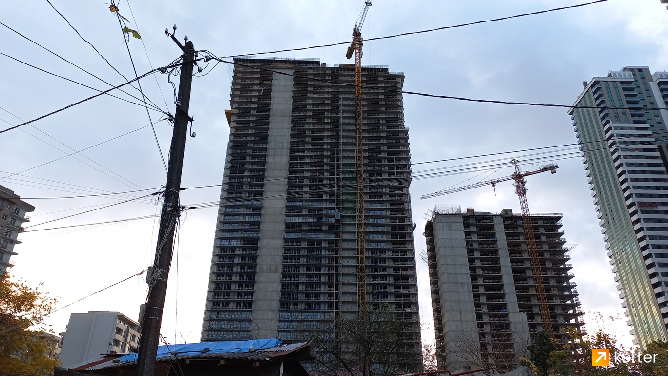 Calligraphy Towers, Batumi — prices of the apartments, photos, map, layouts