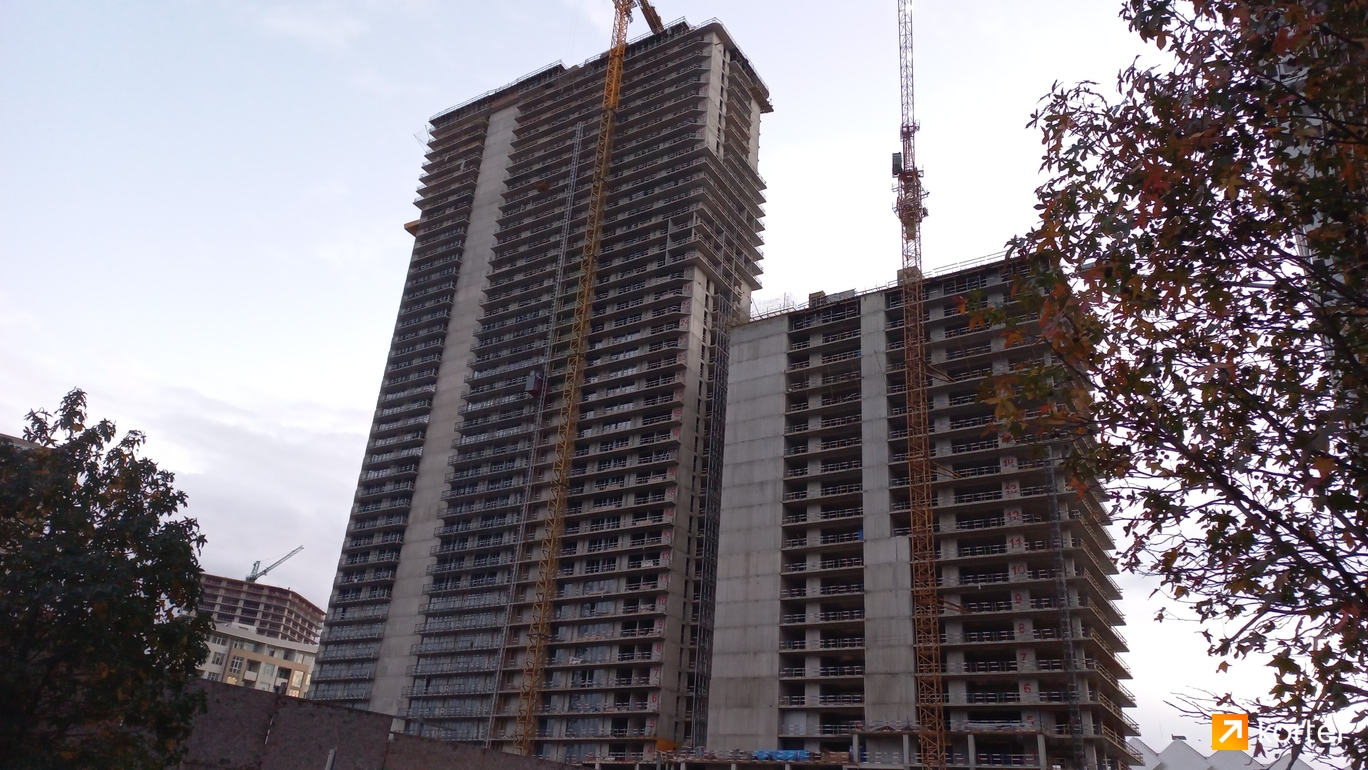 Calligraphy Towers, Batumi — prices of the apartments, photos, map, layouts