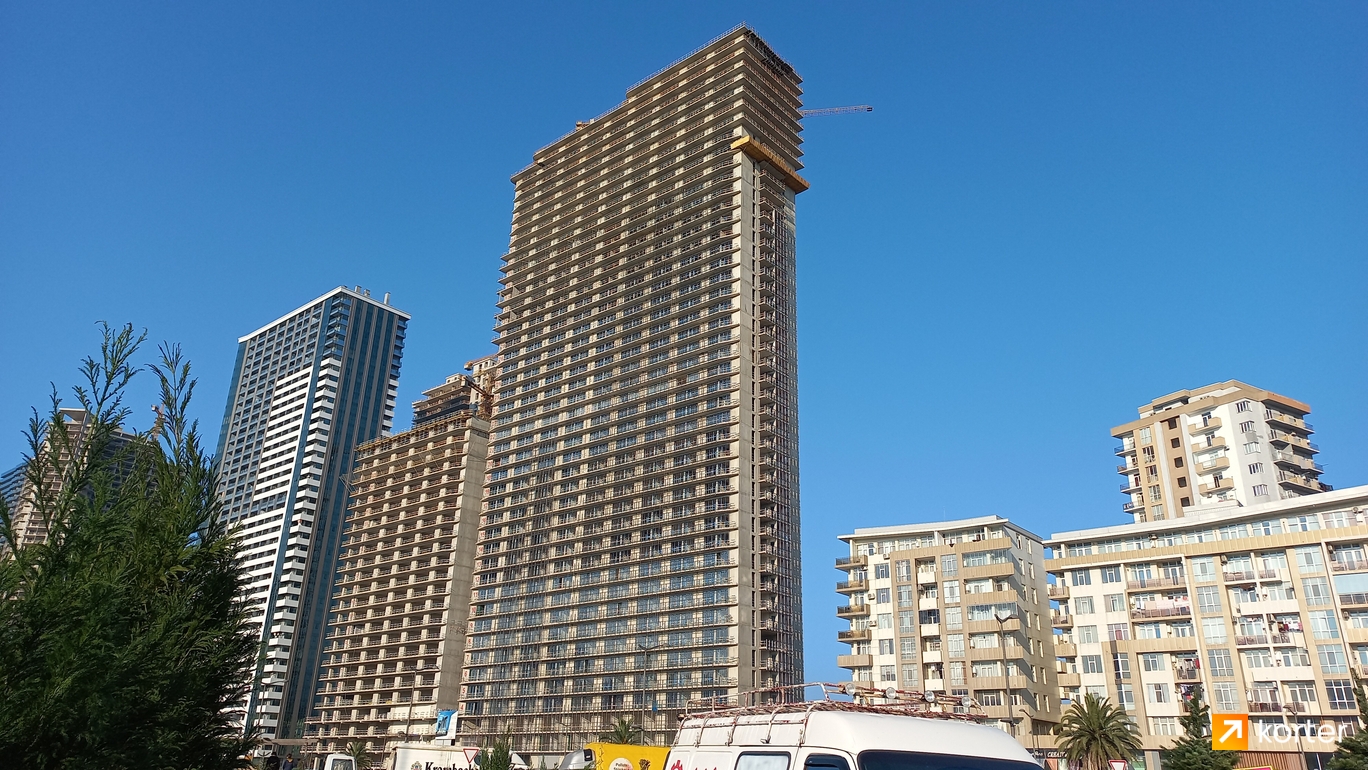 Calligraphy Towers, Batumi — prices of the apartments, photos, map, layouts