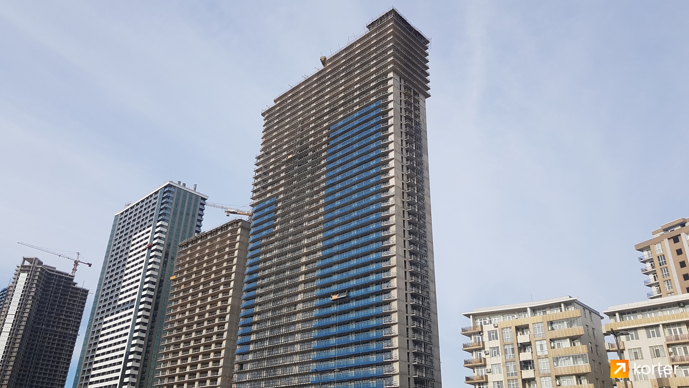 Calligraphy Towers, Batumi — prices of the apartments, photos, map, layouts