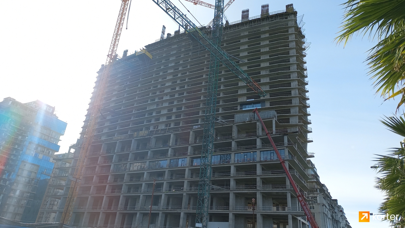 Alliance Centropolis, Batumi – prices of the apartments, photos, map ...