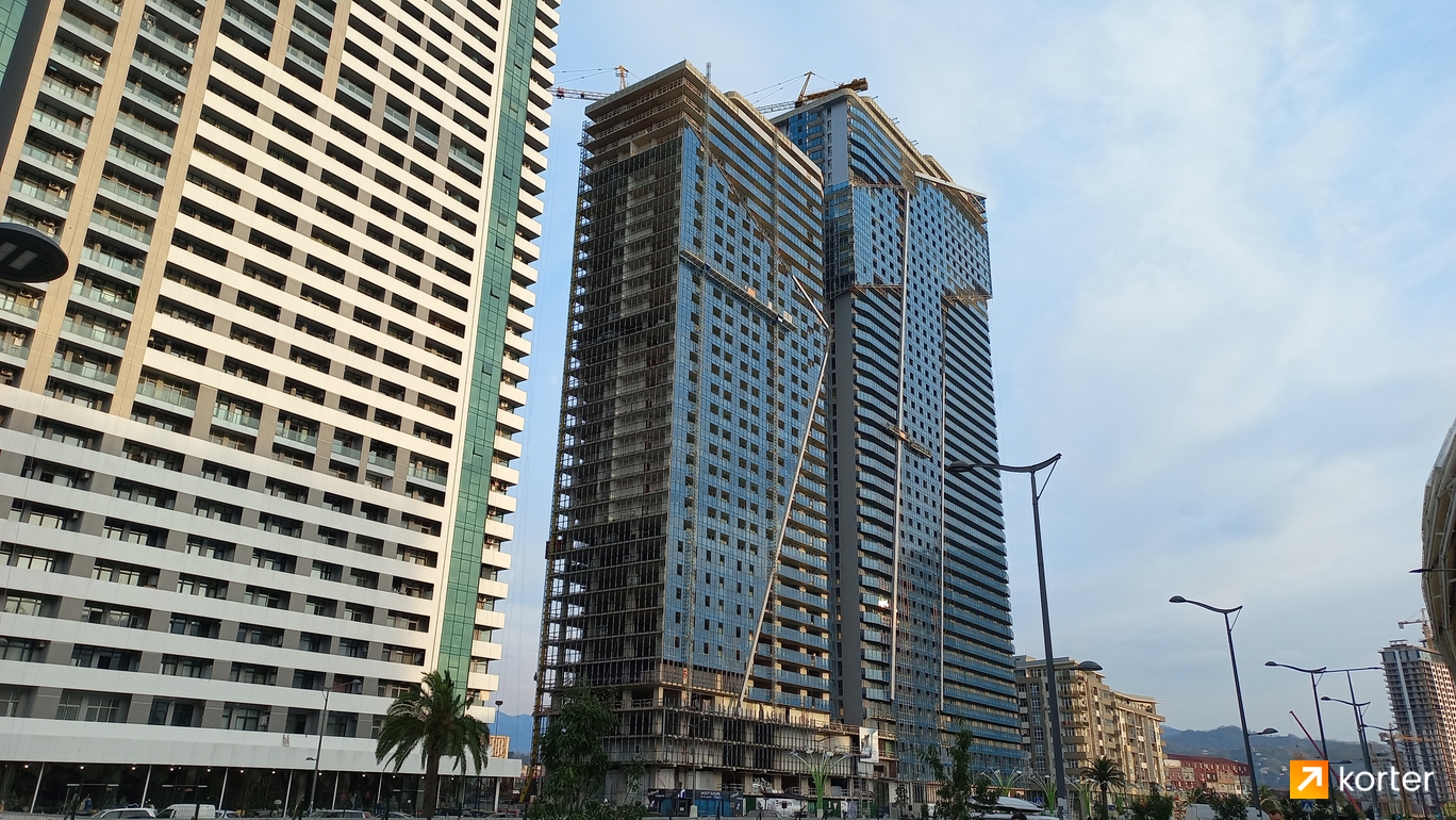 Calligraphy Towers, Batumi – prices of the apartments, photos, map, layouts