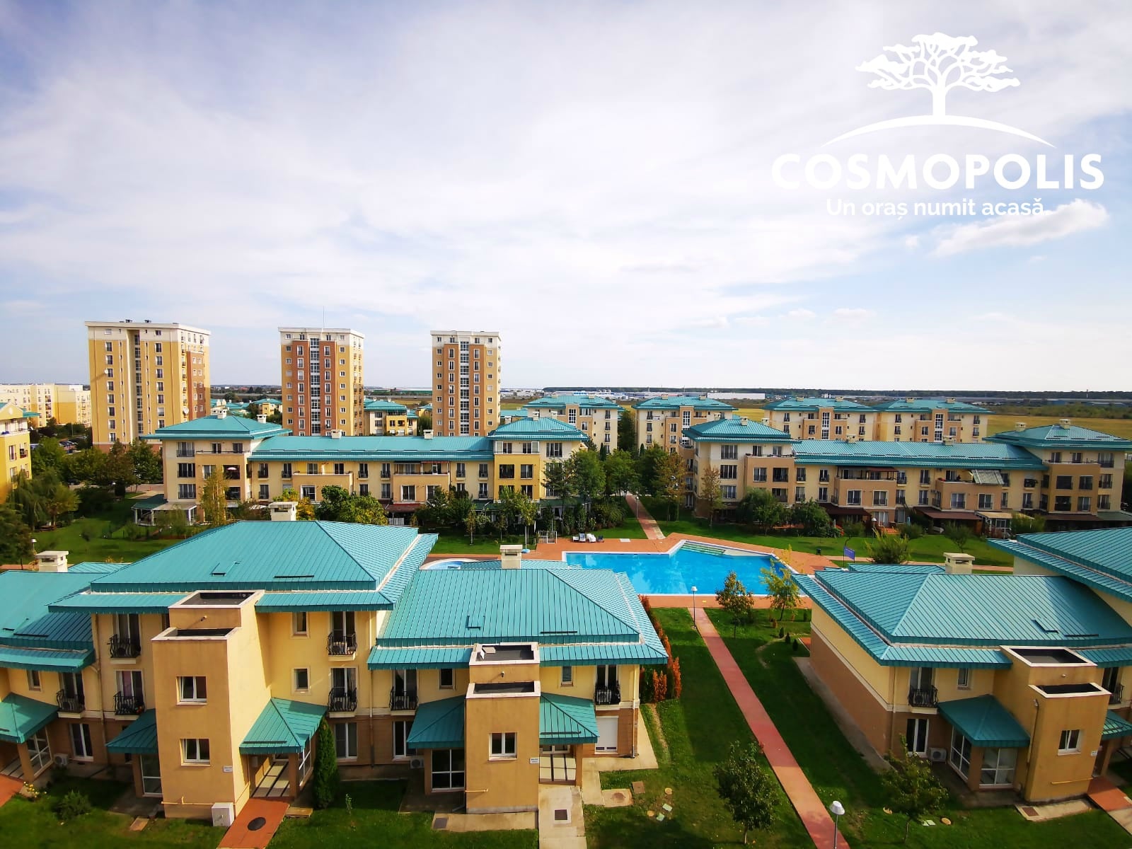 Cosmopolis, Tunari — prețuri la apartamente noi, poze, faze, hartă ...