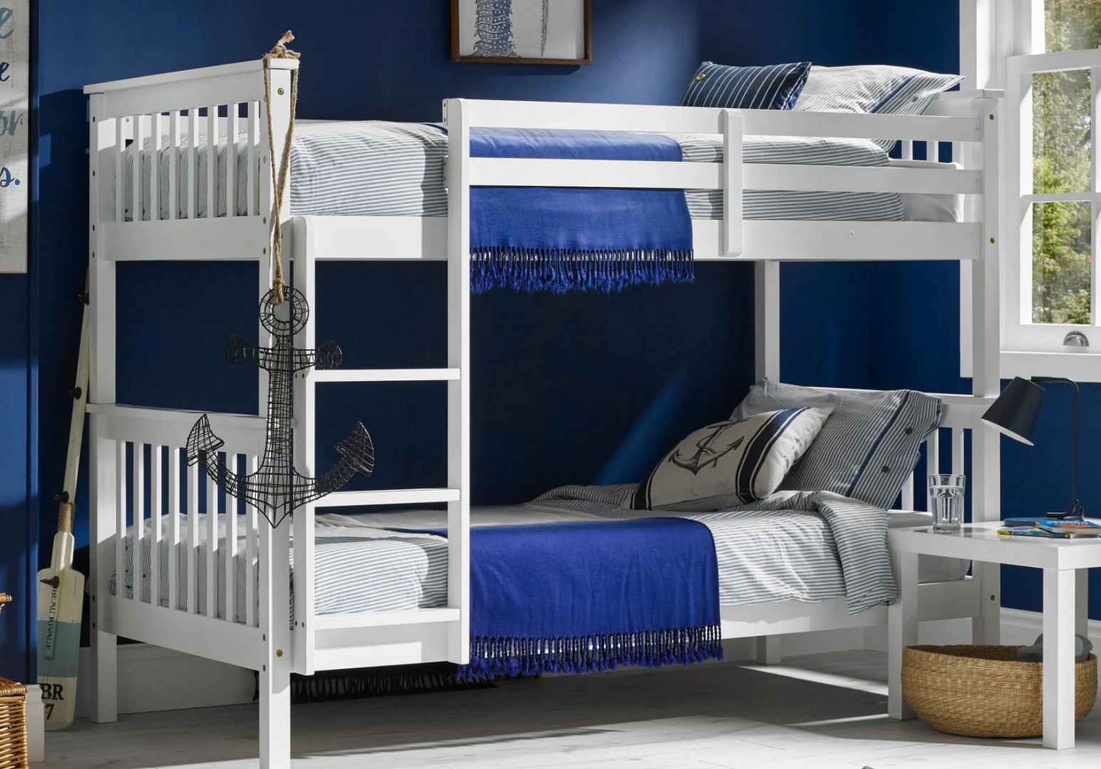 LPD Leo White Wooden Bunk Bed - Bedworld