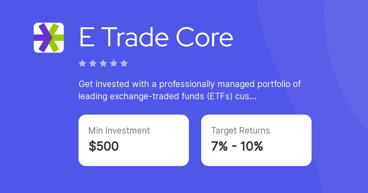 E Trade Core - MoneyMade
