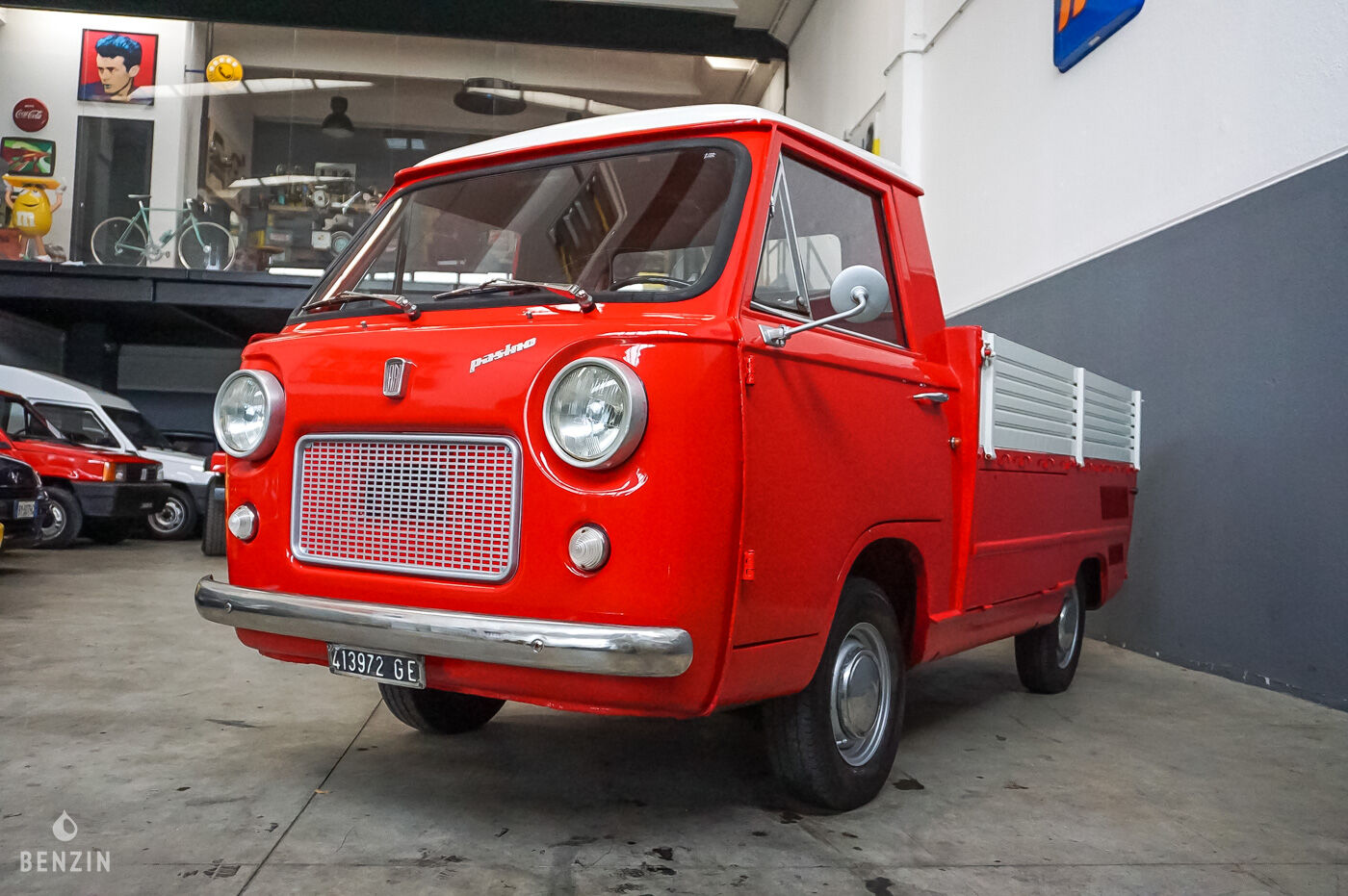 Benzin - Fiat 600T Pasino Pick-up - 1970