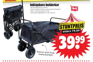 Inklapbare bolderkar - Beste.nl