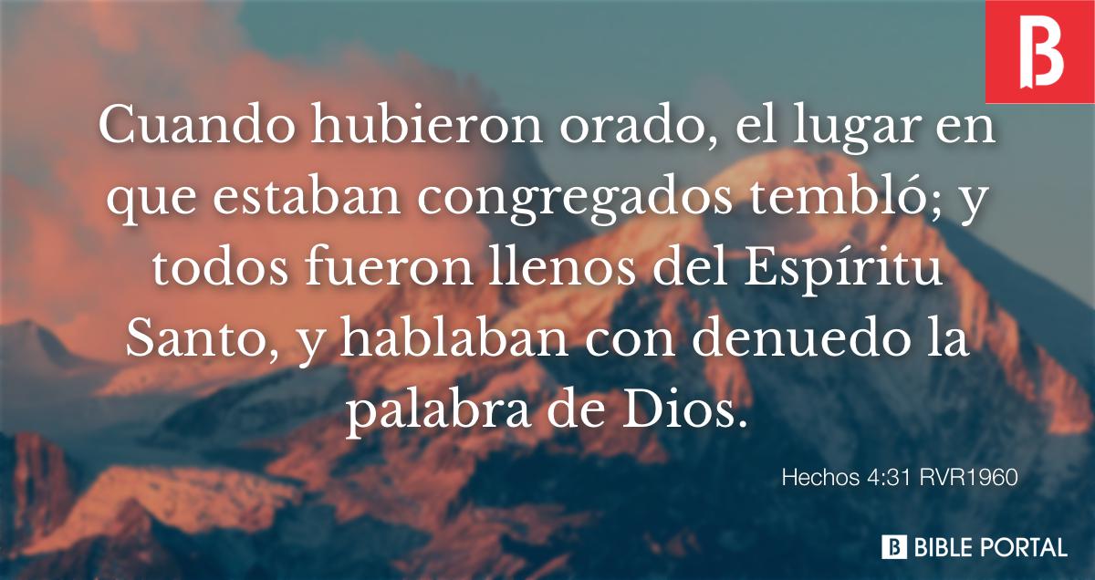 Hechos 4:31 RVR1960 - Bible Study, Meaning, Images, Commentaries ... Hechos 4:31 RVR1960 - Bible Study, Meaning, Images, Commentaries ...