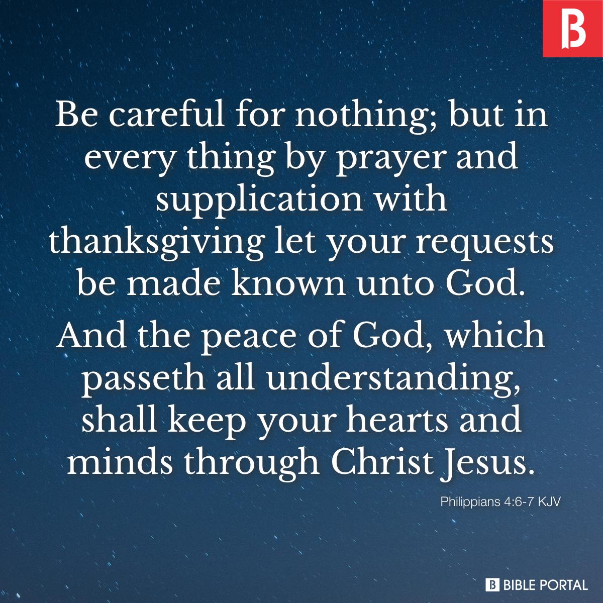 Philippians 4 6 Kjv