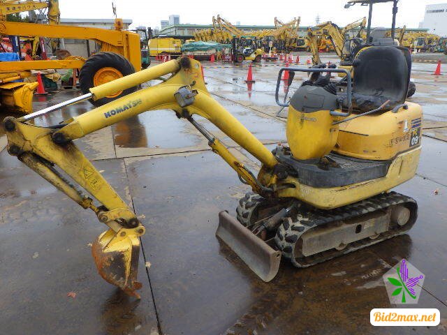 Máy xúc mini KOMATSU PC09-1 10119 | Bid2Max.net