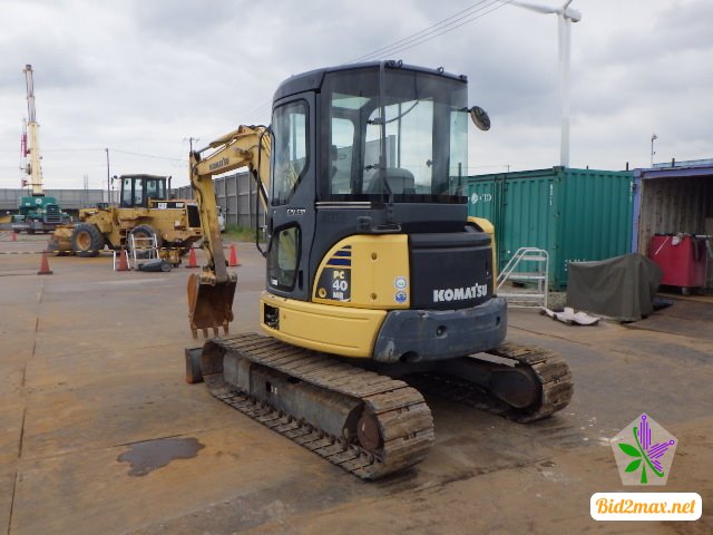 Máy xúc mini KOMATSU PC40MR-2 12092 | Bid2Max.net