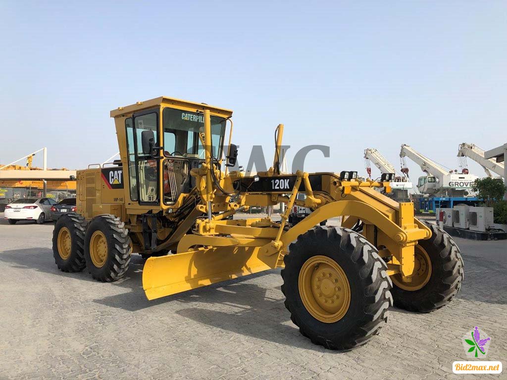 Máy san gạt Caterpillar 120K | Bid2Max.net