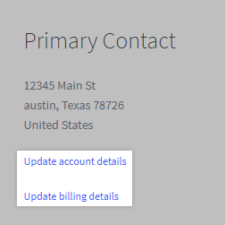 The Account Dashboard