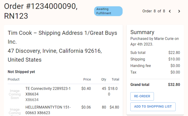 B2B Edition User Guide | Buyer Functions