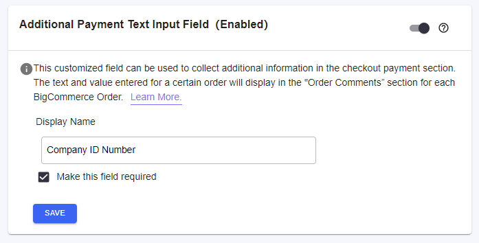 B2B Edition Settings