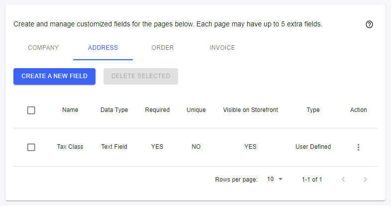 B2B Edition Settings