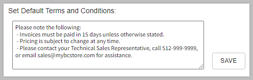 B2B Edition Settings