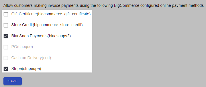 B2B Edition Settings