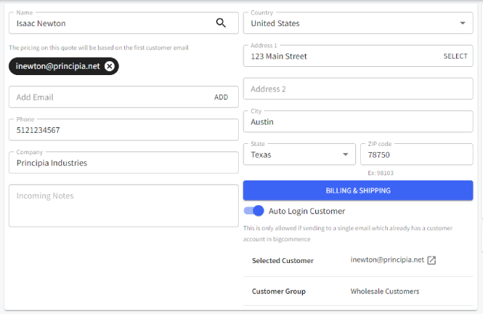 B2B Ninja User Guide | Quote Management