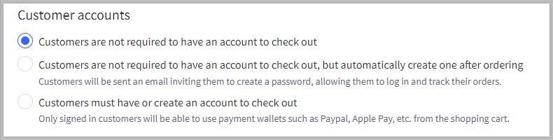 Guest Customers and Checkout