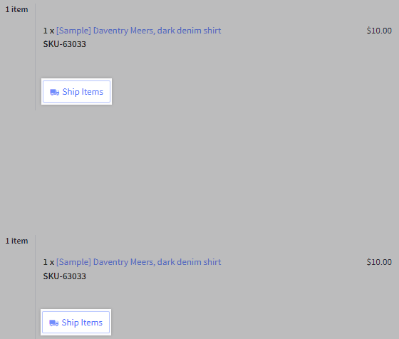 Offering Shipping to Multiple Addresses