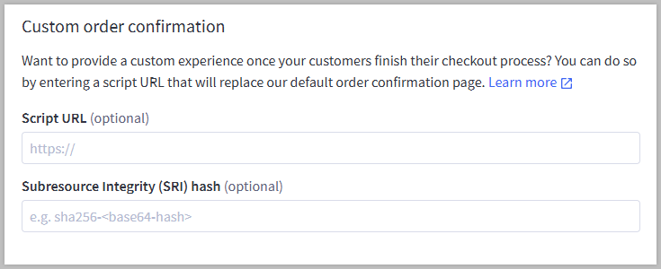 Optimized One-Page Checkout
