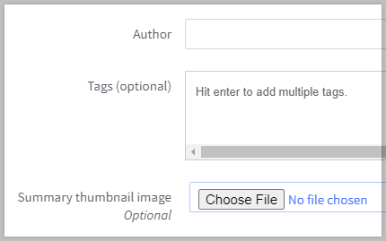 Using the Built-In Blog