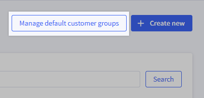 Customer Groups