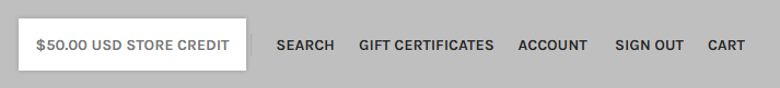 Giving Customers a Store Credit