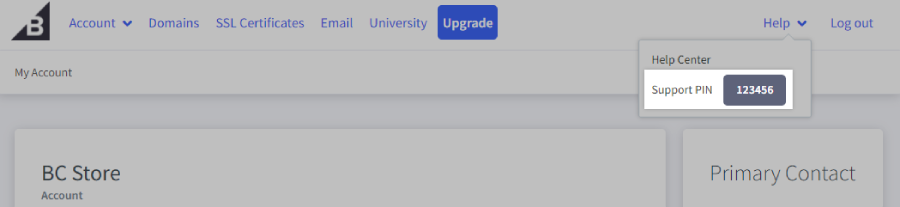 Finding Your Support PIN