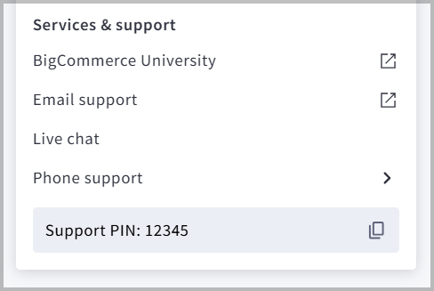 Finding Your Support PIN